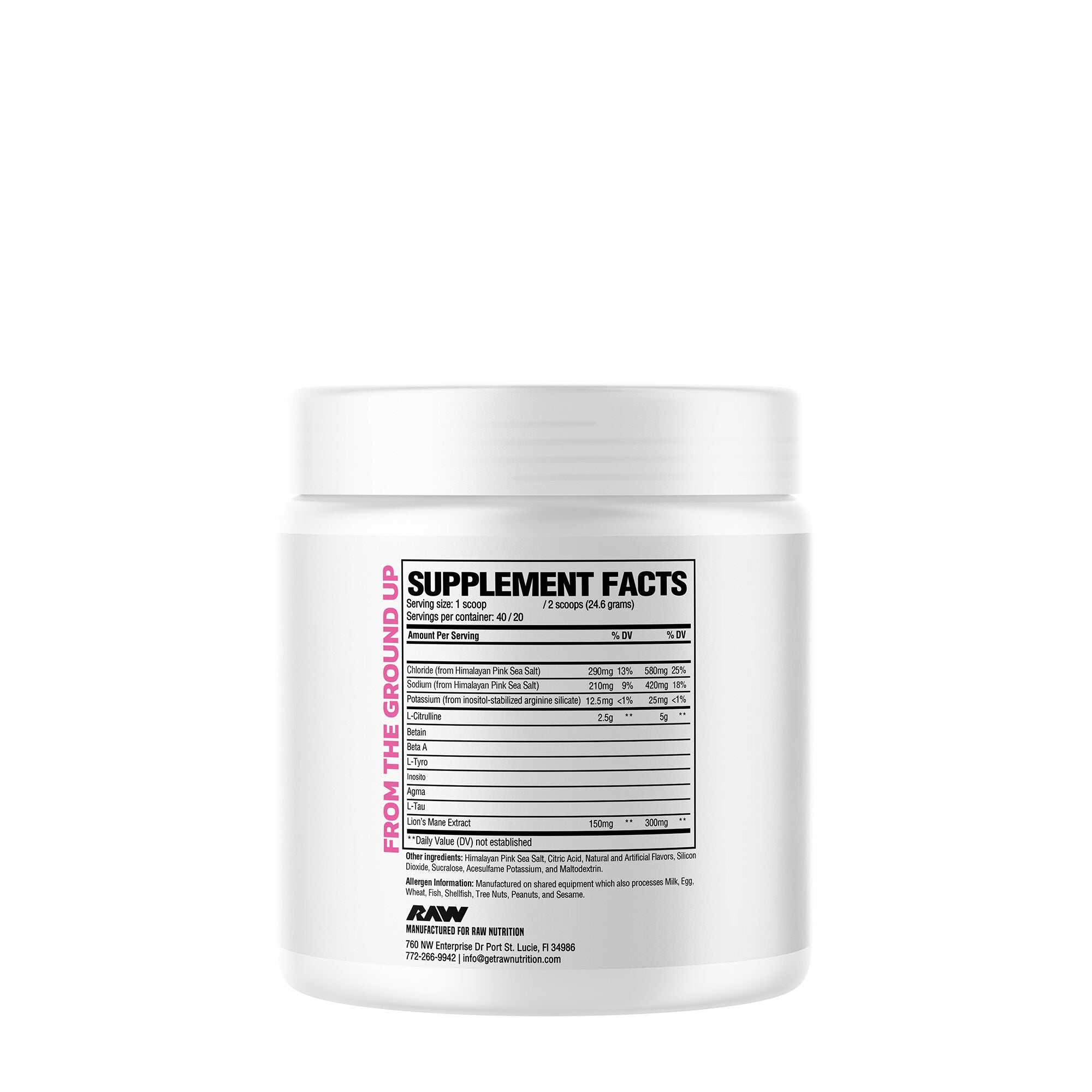 Raw Nutrition - Pump Non-Stim - Watermelon - 16.2oz | GNC